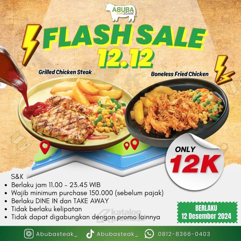 Promo Abuba Steak Terbaru January 2026