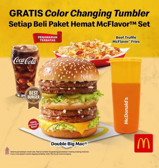 Promo MCDONALDS GRATIS Color Changing Tumbler • SoPasti.Com