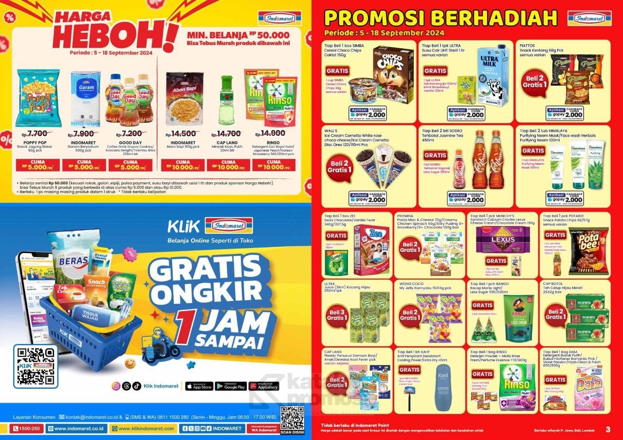 Promo INDOMARET KATALOG 05-18 SEPTEMBER 2024 • SoPasti.Com