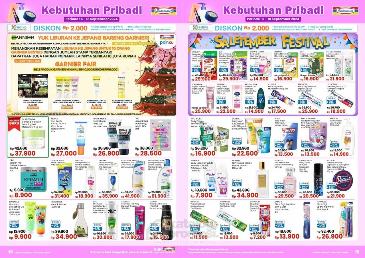 Promo INDOMARET KATALOG 05-18 SEPTEMBER 2024 • SoPasti.Com