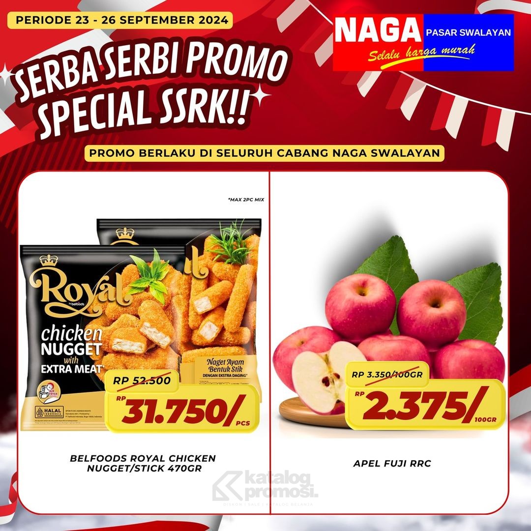 Promo Naga Swalayan WEEKDAY 23-26 SEPTEMBER 2024 • SoPasti.Com