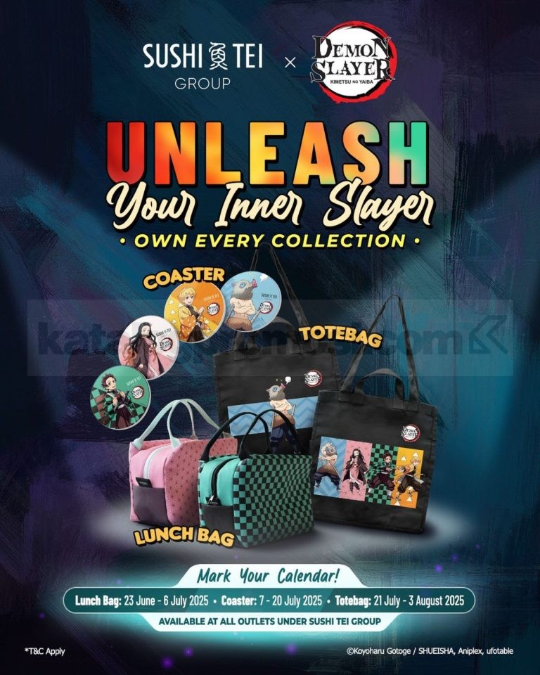 Promo Sushi Tei x Demon Slayer Merchandise Spesial