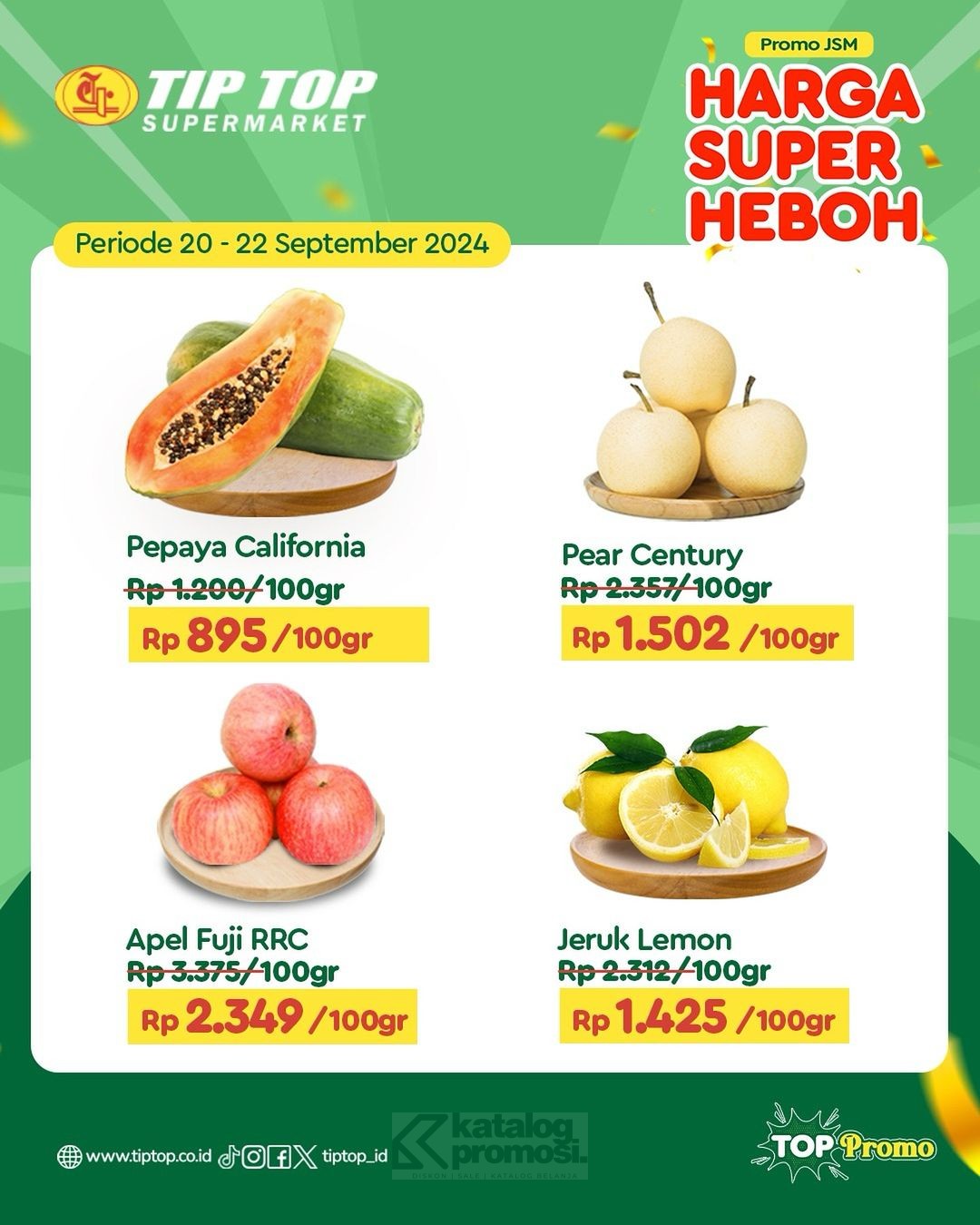 Promo JSM TIP TOP Swalayan 20-22 SEPTEMBER 2024 • SoPasti.Com