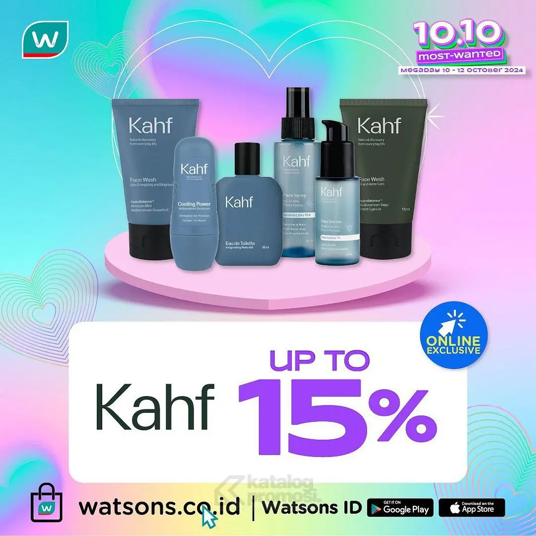 Watsons 10.10 Most Wanted Sale MEGADAY! Diskon hingga 70%