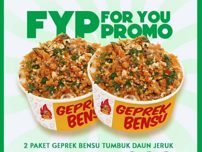 Promo Geprek bensu Terbaru May 2026