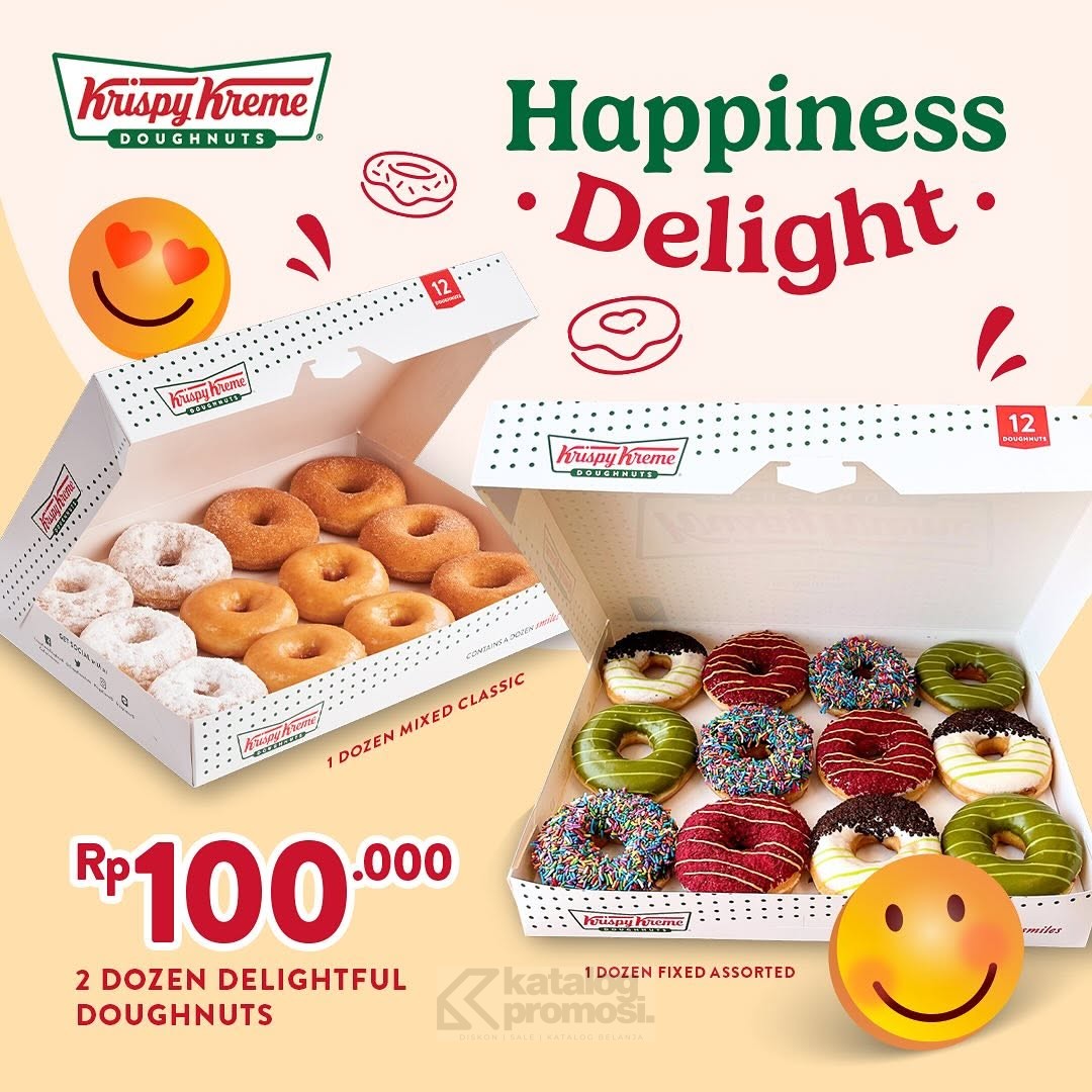 Promo Krispy Kreme February 2025 Terbaru Hari ini