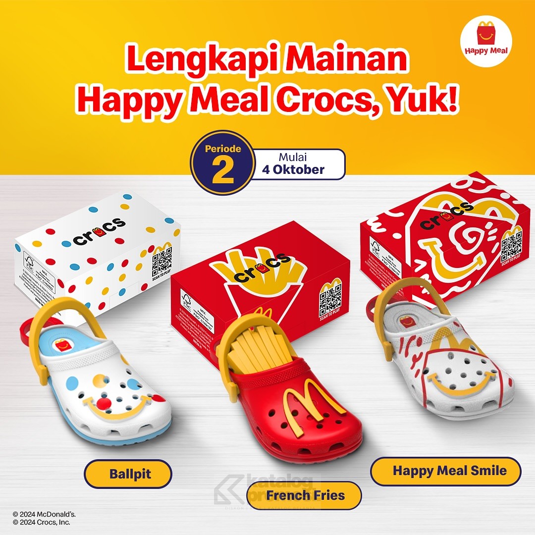 Promo MCDONALDS HAPPY MEALS CROCS • SoPasti.Com