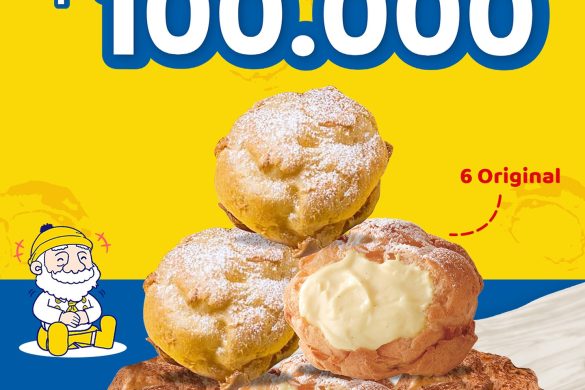 Promo BEARD PAPA'S 10.10 Original Cream Puff cuma Rp 10.000