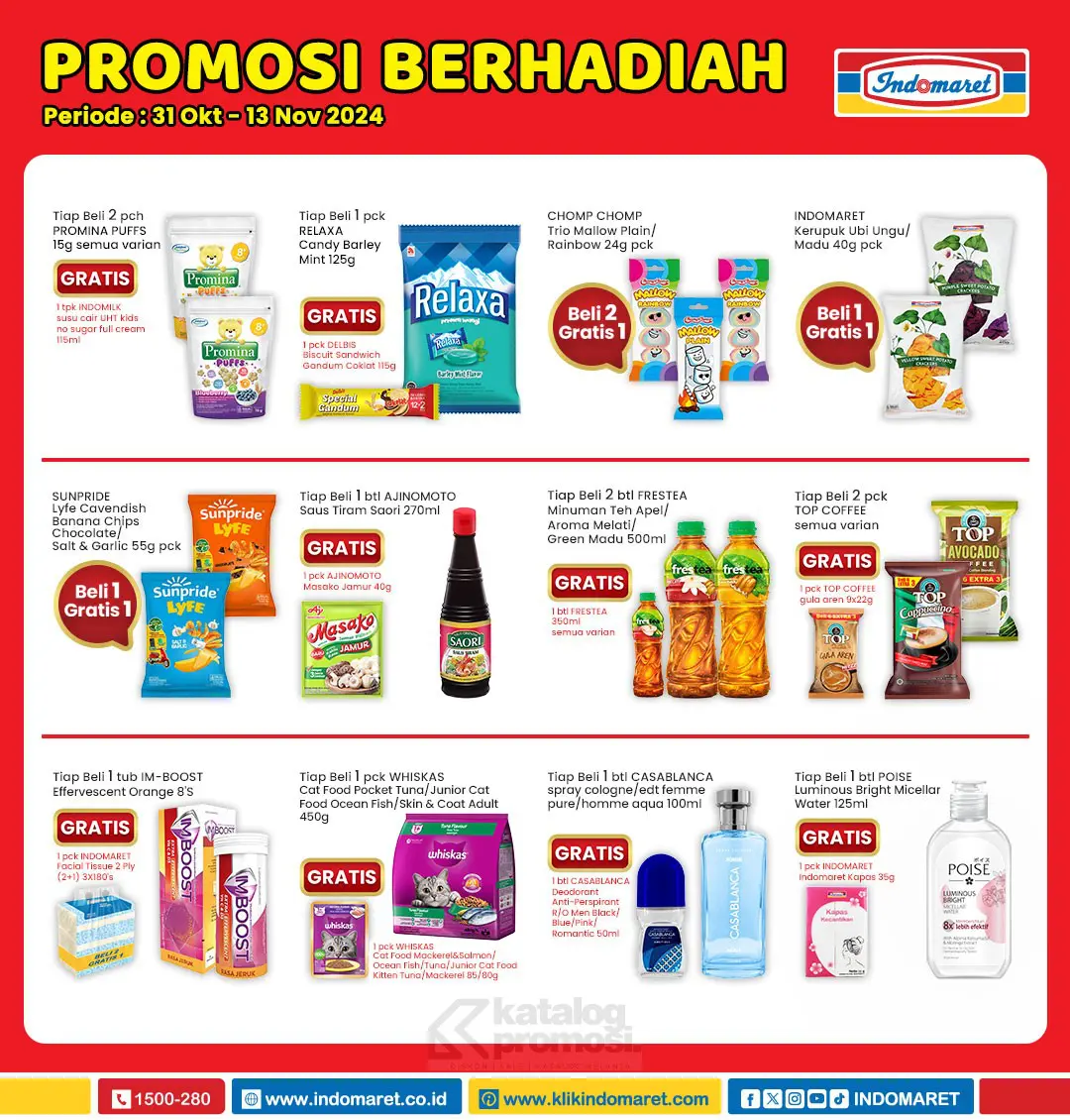 PROMO BERHADIAH INDOMARET 11-24 Desember 2025