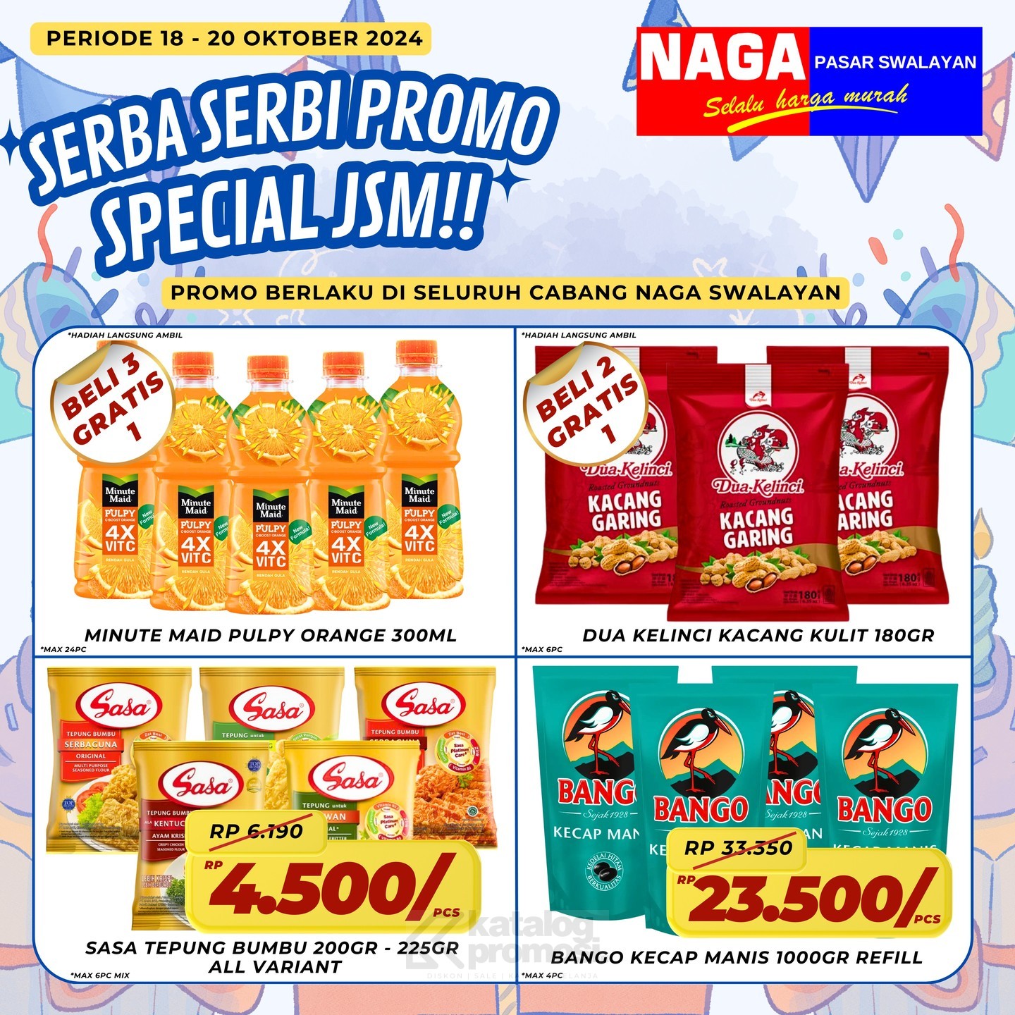 Promo JSM Naga Swalayan Weekend 18-20 OKTOBER 2024 • SoPasti.Com