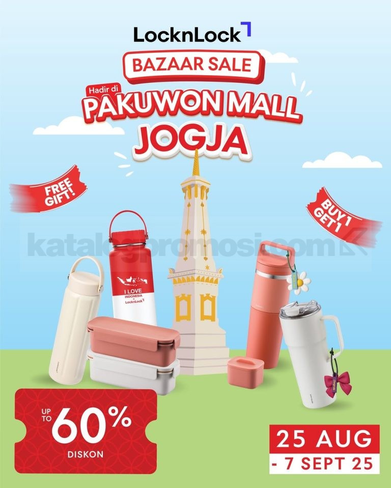 Promo LocknLock Bazaar Sale Pakuwon Mall Jogja Diskon hingga 60%