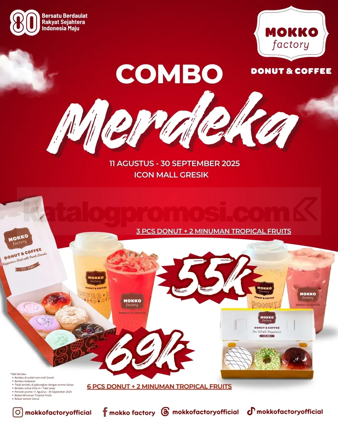 Promo Mokko Factory Combo Merdeka mulai Rp. 55.000