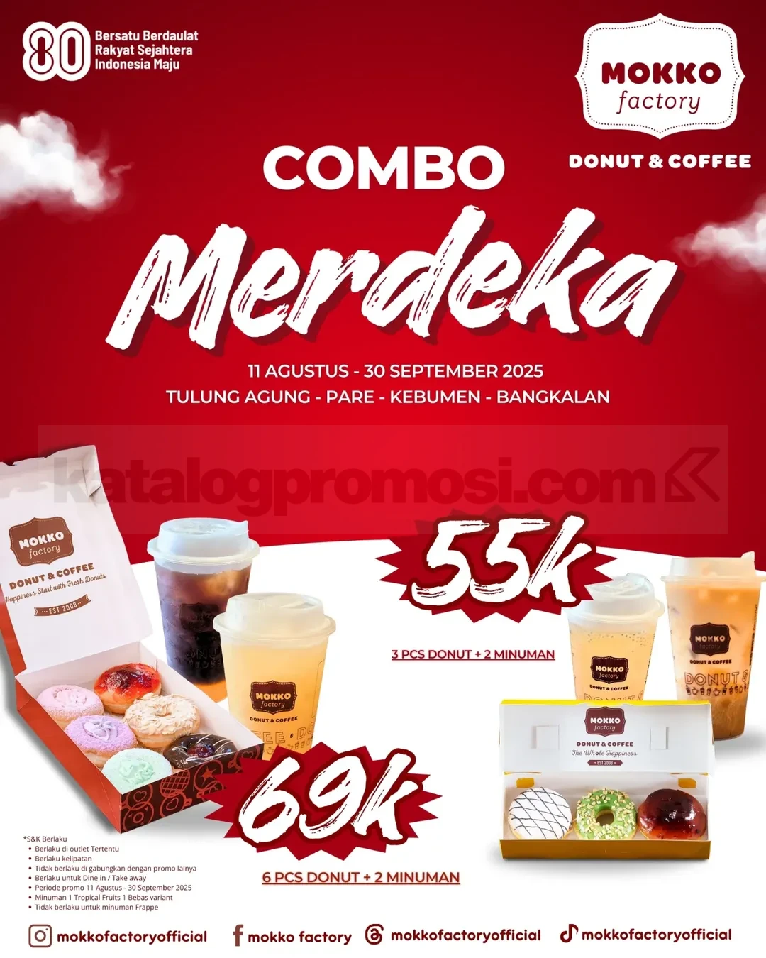 Promo Mokko Factory Combo Merdeka mulai Rp. 55.000
