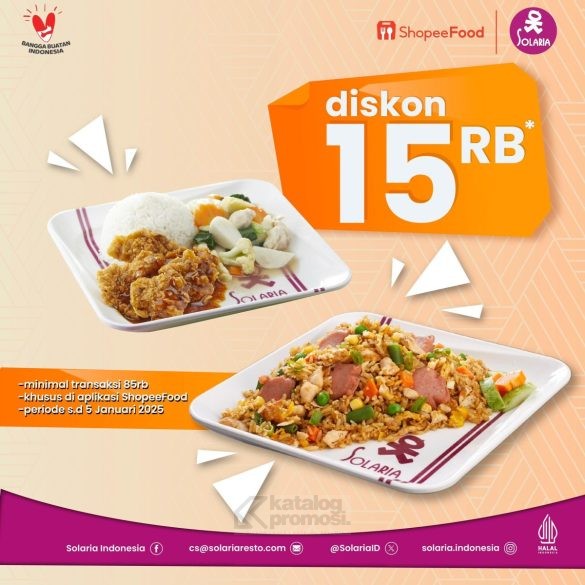 Promo Solaria April 2025 Terbaru Hari ini