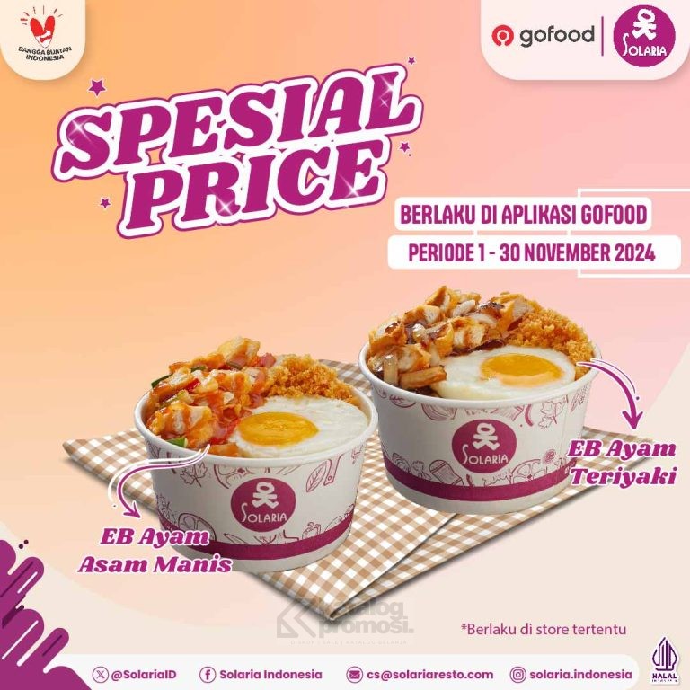 Promo Solaria January 2025 Terbaru Hari ini