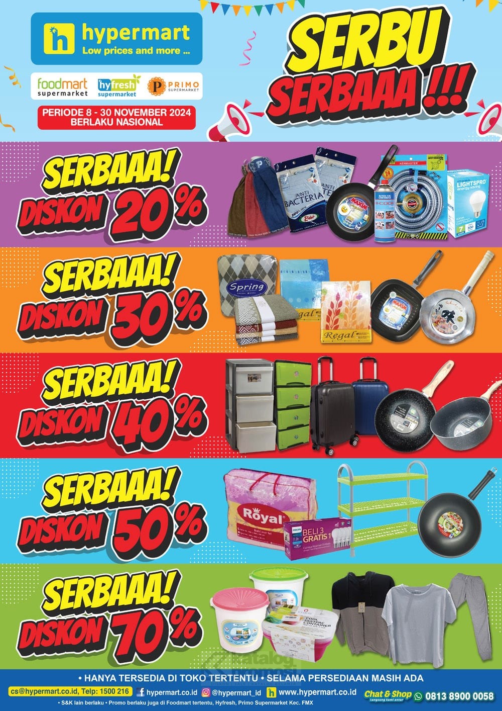 Promo HYPERMART WEEKDAY 11-14 NOVEMBER 2024 • SoPasti.Com