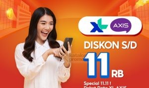 Paket Data XL Axis Spesial 11.11 di Shopee Diskon hingga 11K