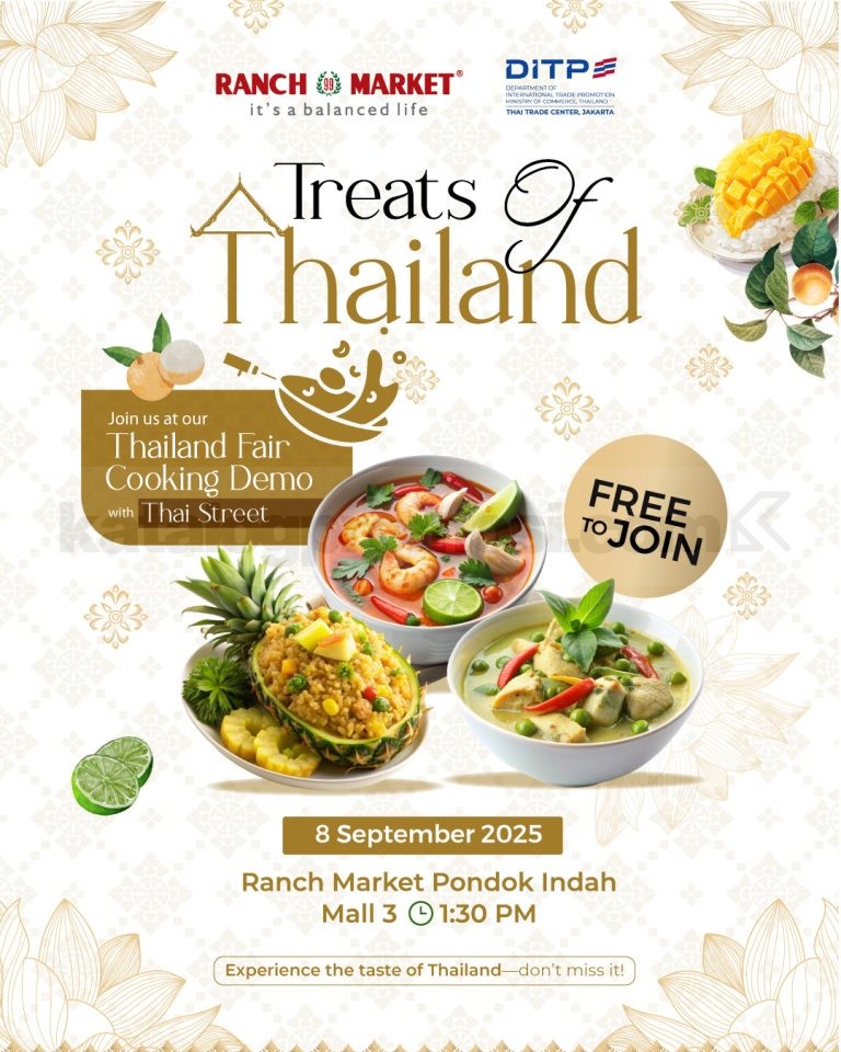Thailand Fair Cooking Demo di Ranch Market Pondok Indah