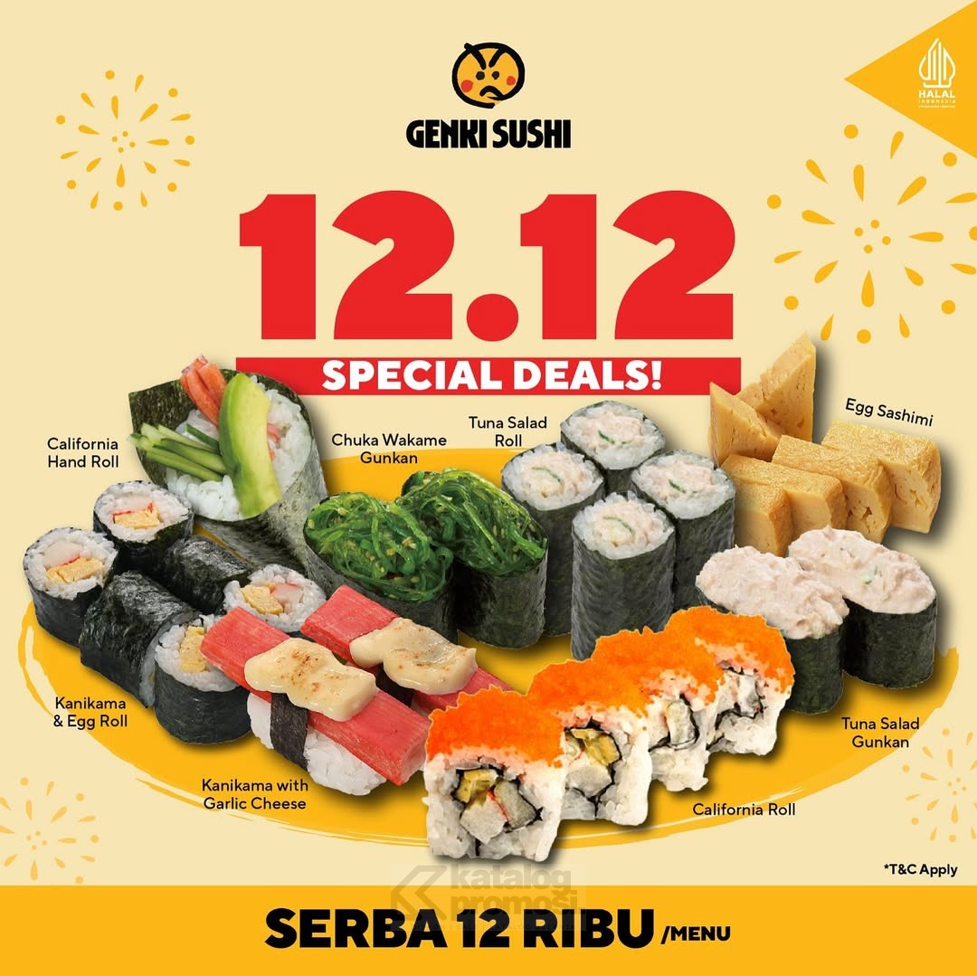 Promo Genki Sushi Terbaru December 2025