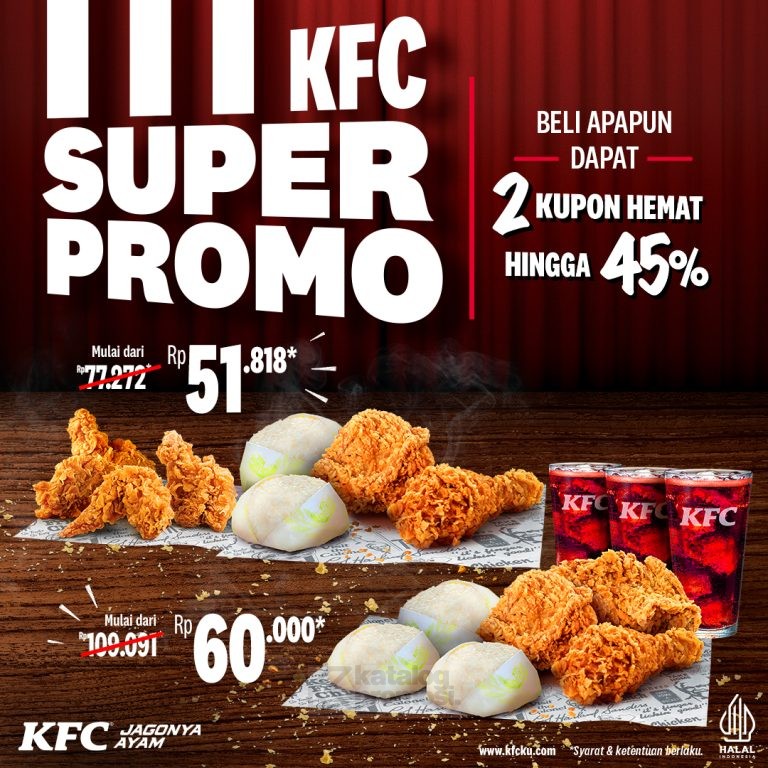 Promo KFC March 2025 Terbaru Hari ini