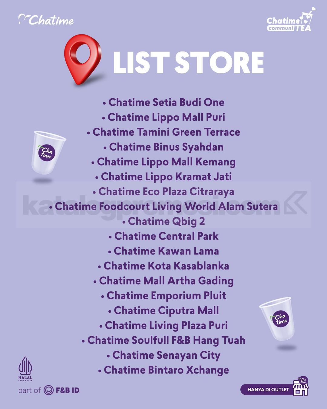 Promo Chatime Cups of Joy Diskon 20% Tukar Cup Bekas