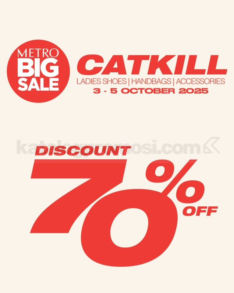 Promo Metro Big Sale Weekend Special Diskon Hingga 70%