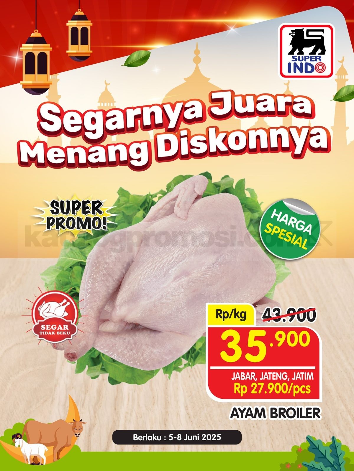 Promo Super Indo Daging dan Ayam Segar Diskon hingga 30% – SoPasti.Com