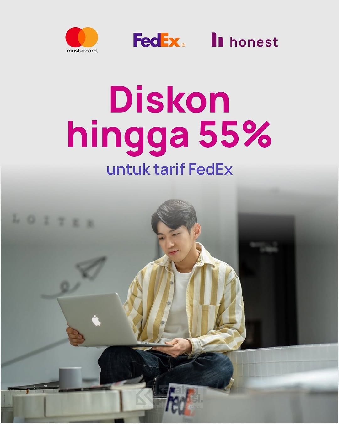 FedEx Diskon hingga 55% dengan Honest Card