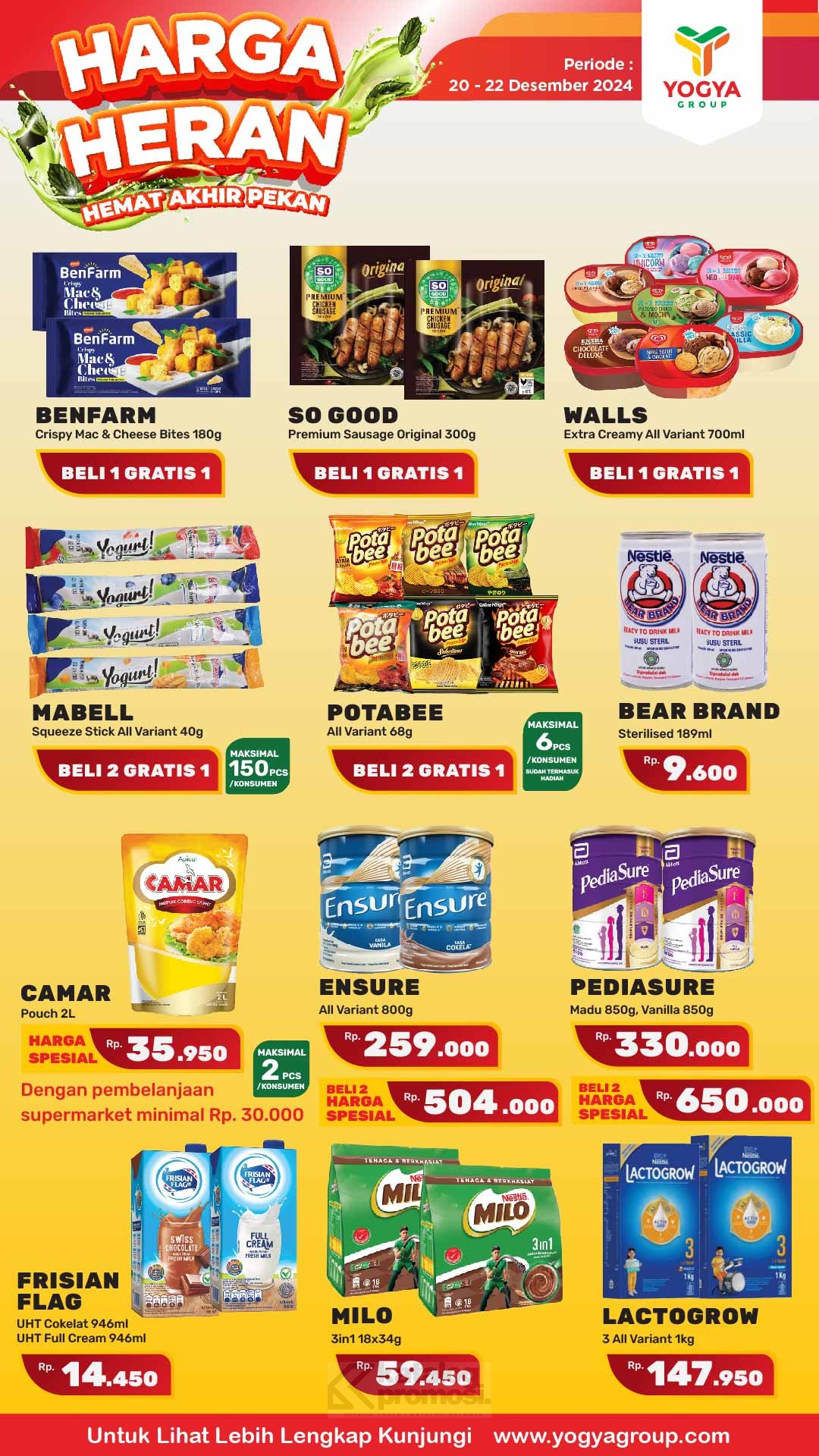 Promo JSM TOSERBA YOGYA HARGA HERAN 20-22 DESEMBER 2024 • SoPasti.Com