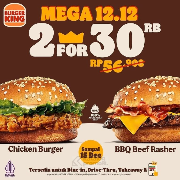 Promo Burger King Terbaru October 2025