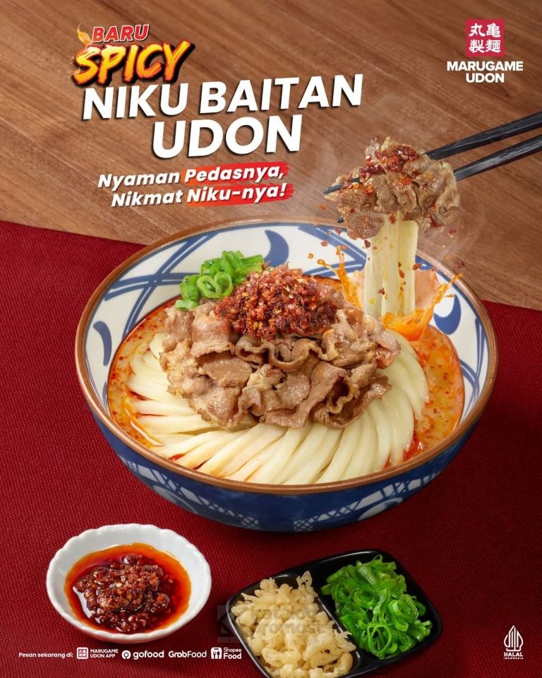 Promo Marugame Udon Menu Baru! Spicy Niku Baitan Udon