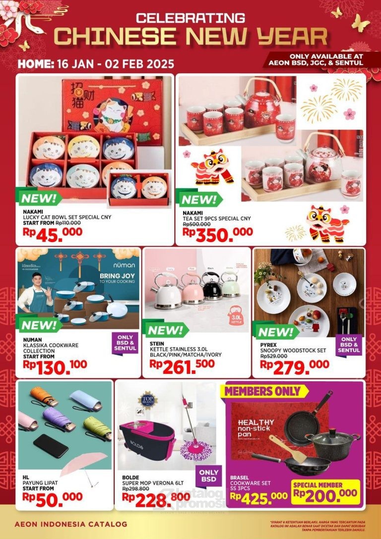 Promo Aeon Store Indonesia Katalog Terbaru 16 Januari - 02 Februari 2025