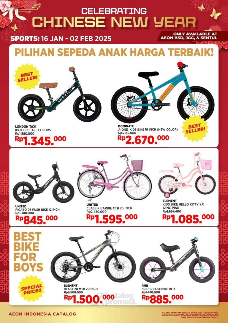 Promo Aeon Store Indonesia Katalog Terbaru 16 Januari - 02 Februari 2025