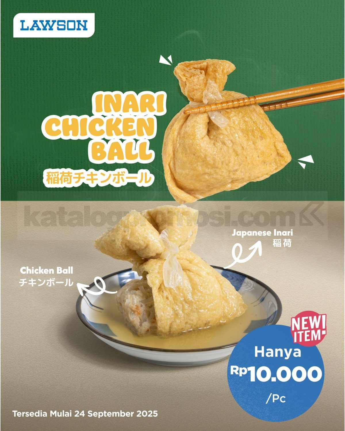 Promo Lawson NEW! Inari Chicken Ball Rp10.000