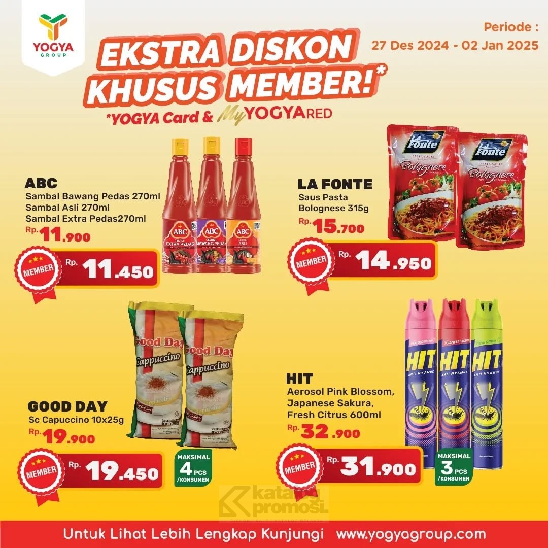 Promo JSM TOSERBA YOGYA HARGA HERAN 27 DESEMBER 2024 – 02 JANUARI 2025 ...