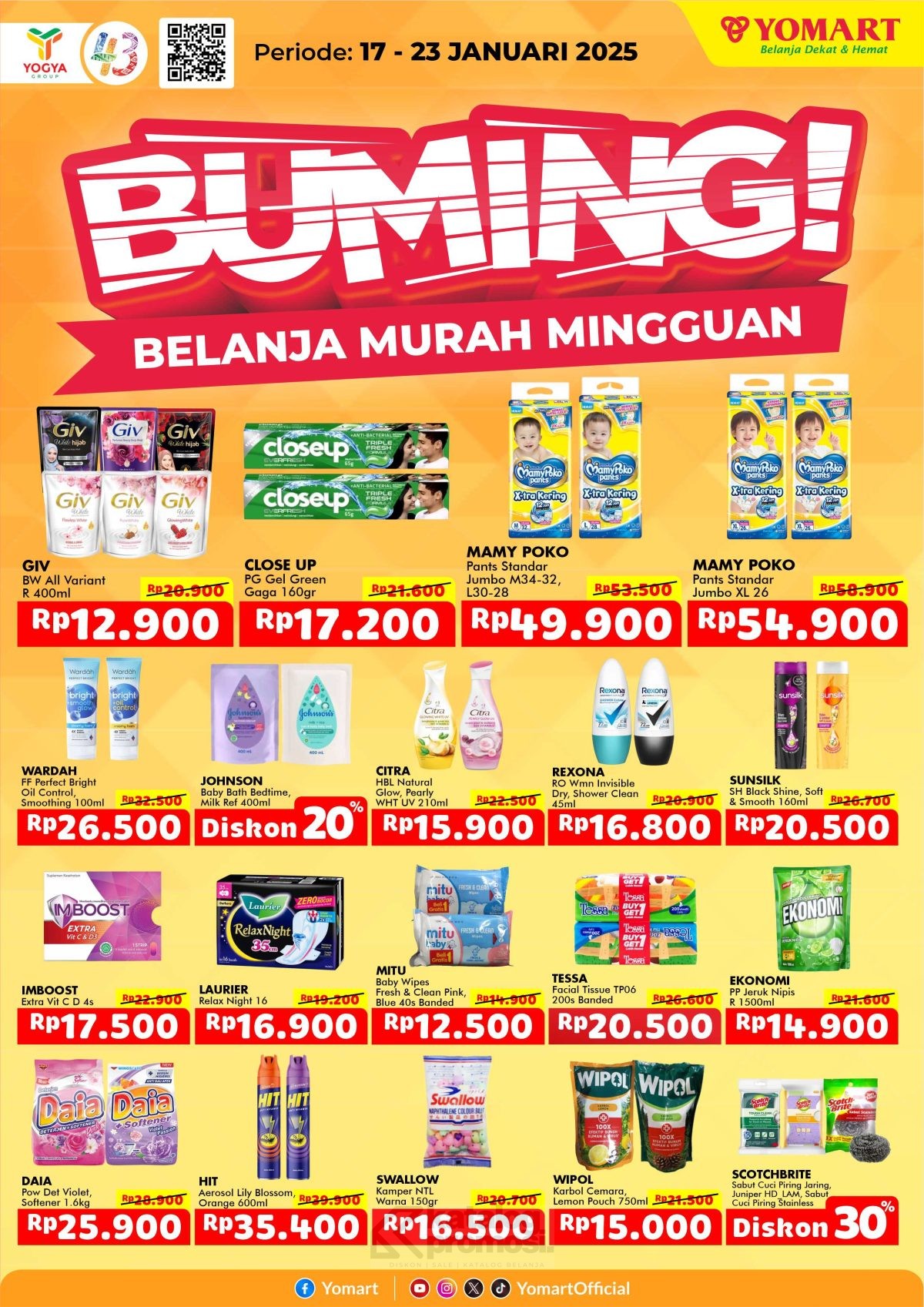 Promo JSM Yomart BUMING 17-23 JANUARI 2025 • SoPasti.Com