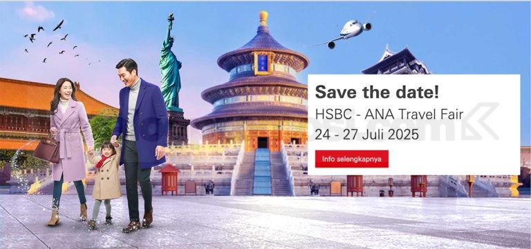 HSBC - ANA Travel Fair 2025 di Central Park Jakarta