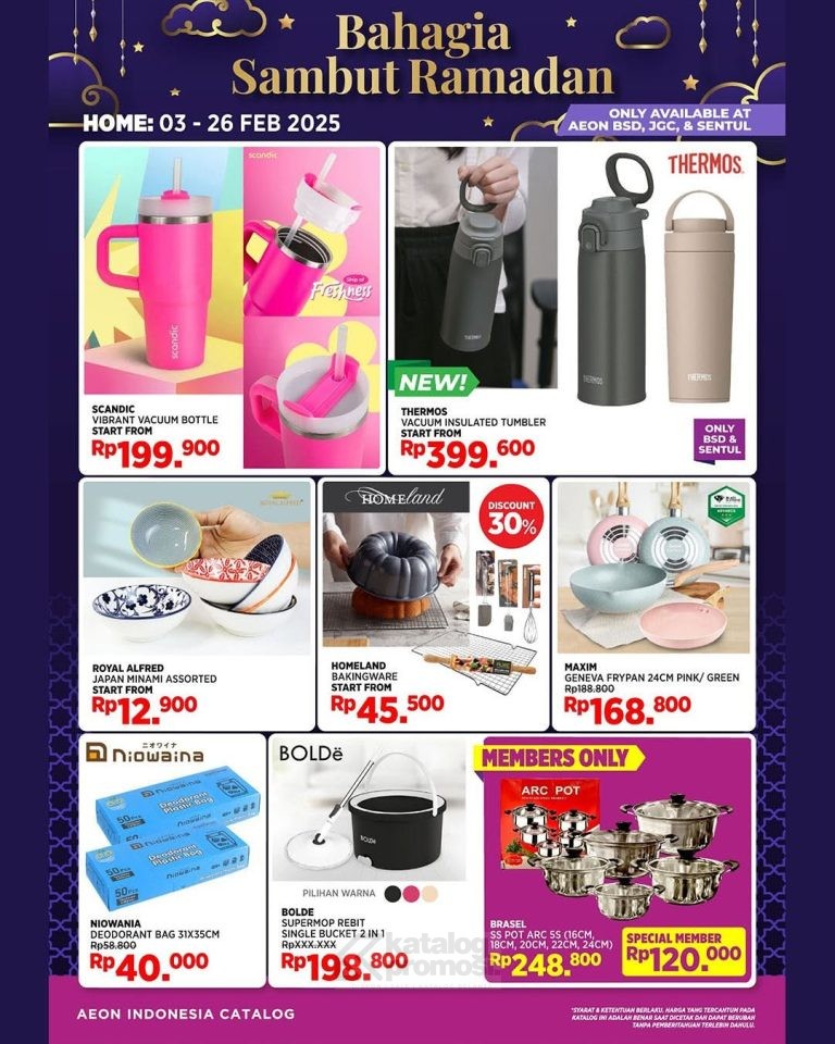 Promo Aeon Store Indonesia Katalog Terbaru 03-16 Februari 2025
