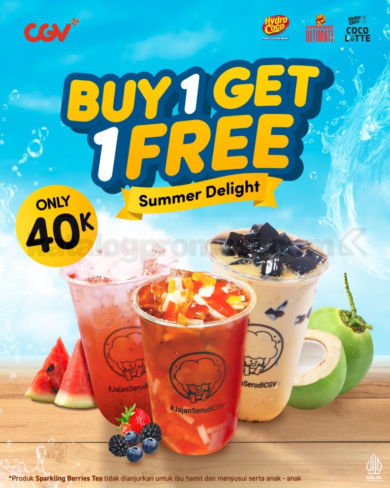 Promo CGV Summer Delight Buy 1 Get 1 Free