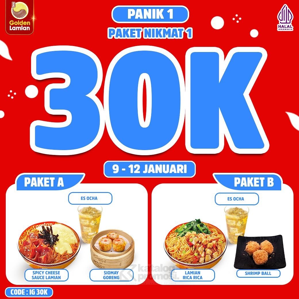 Promo Restoran dan Cafe January 2025 Terbaru Hari ini