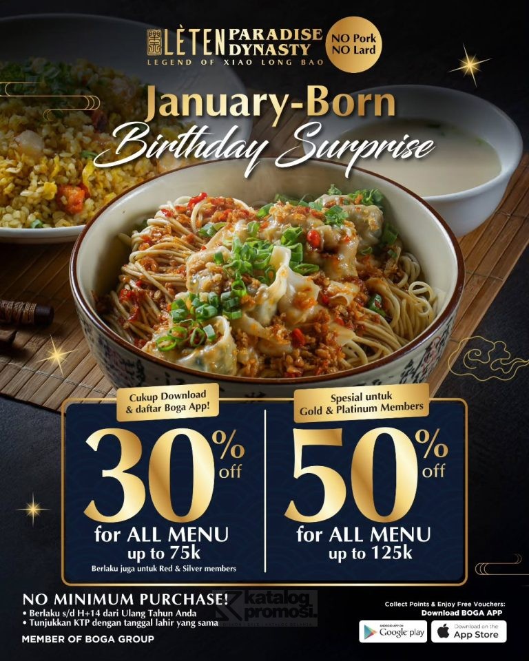 Promo Promo Birthday Treats Terbaru May 2025