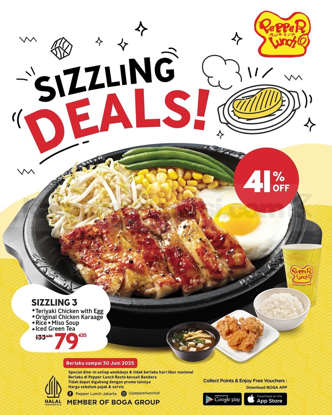 Promo Pepper Lunch Sizzling Deals Mulai Rp61.783 • SoPasti.Com