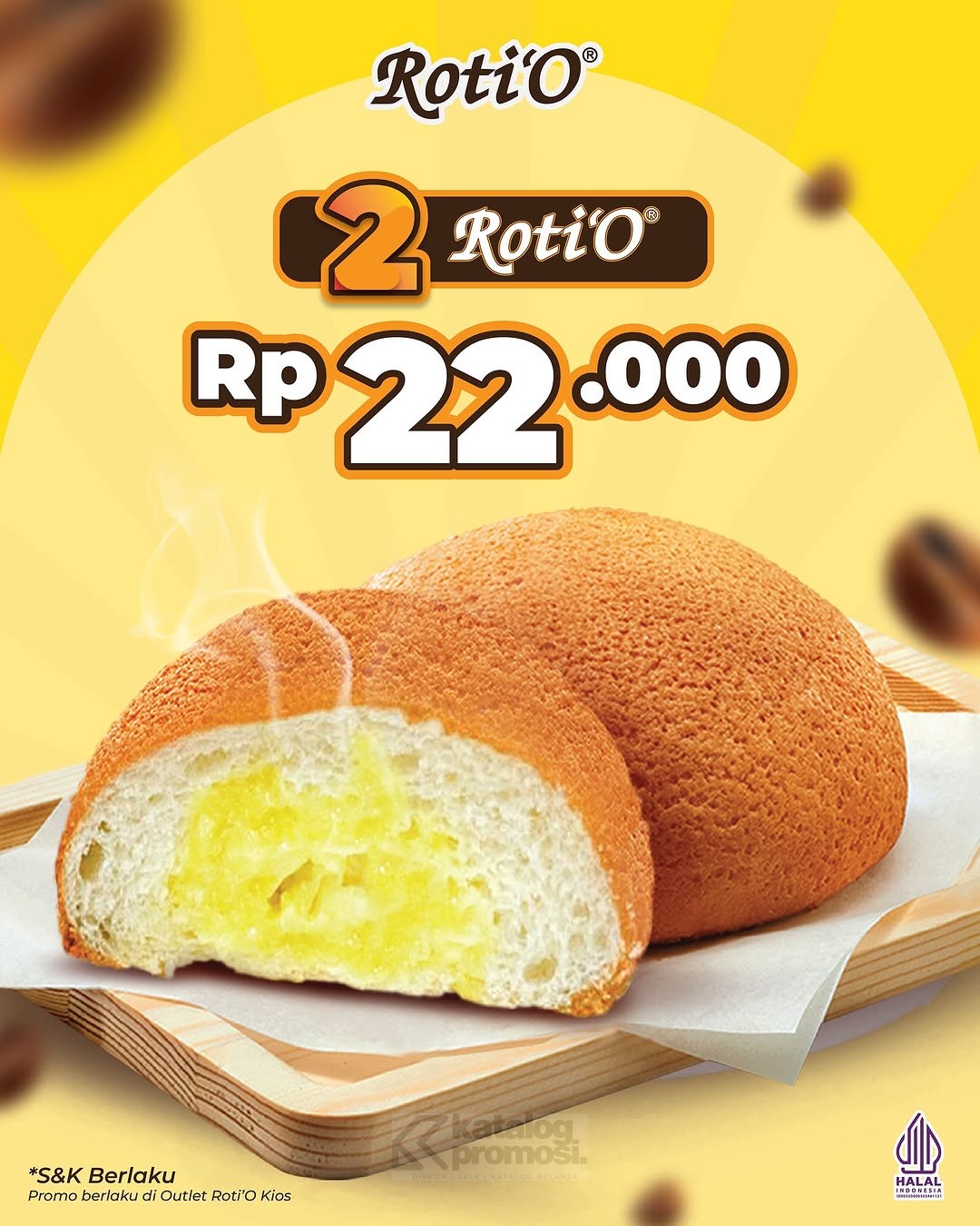 ROTI’O Promo Awal Tahun Beli 5 Roti’O cuma 55rb atau 10 Roti’O cuma ...