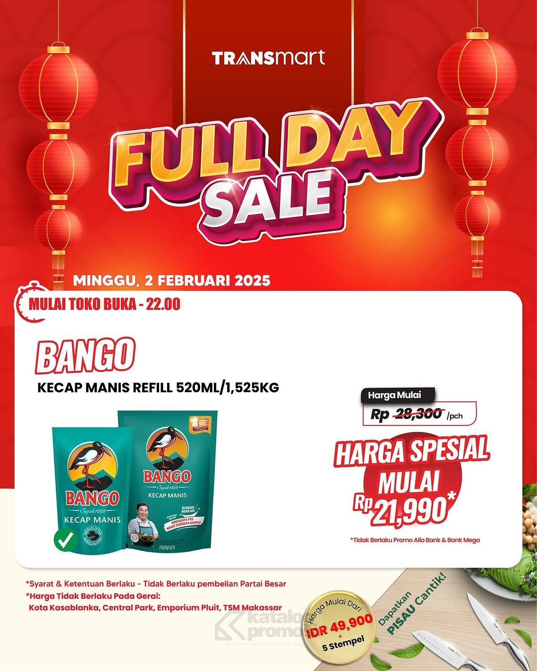 Promo TRANSMART FULL DAY SALE - HANYA 1 HARI SAJA