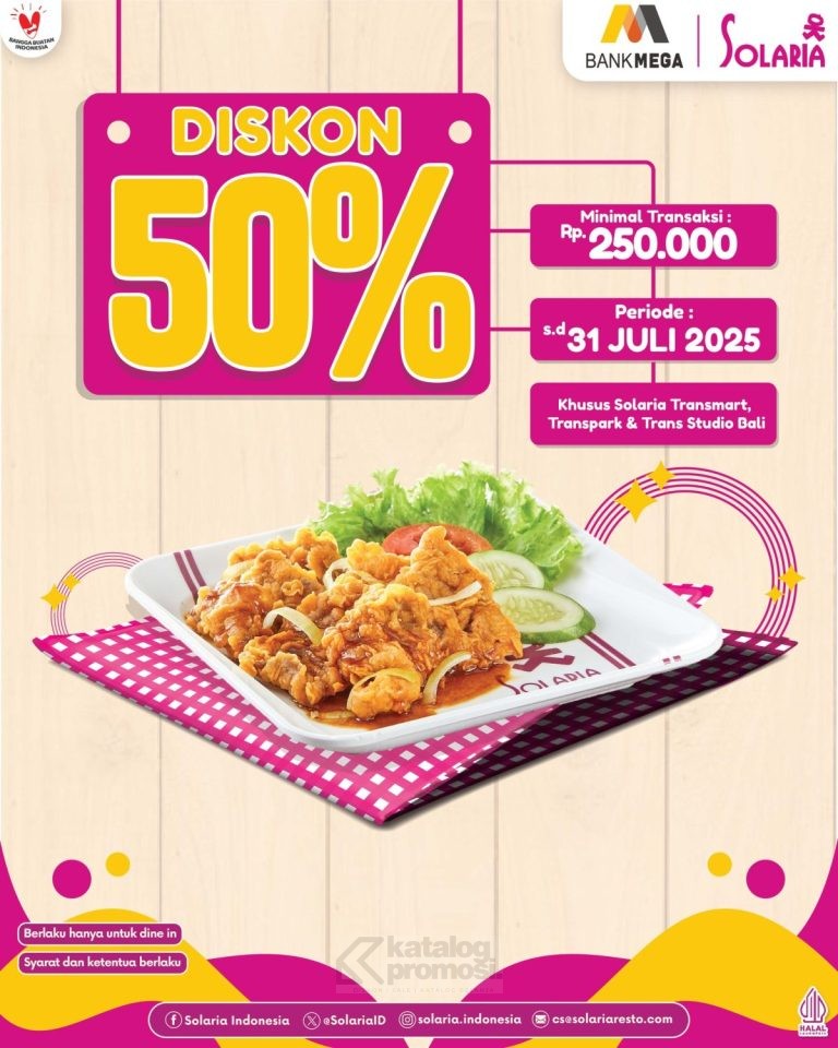 Promo Solaria Terbaru August 2025