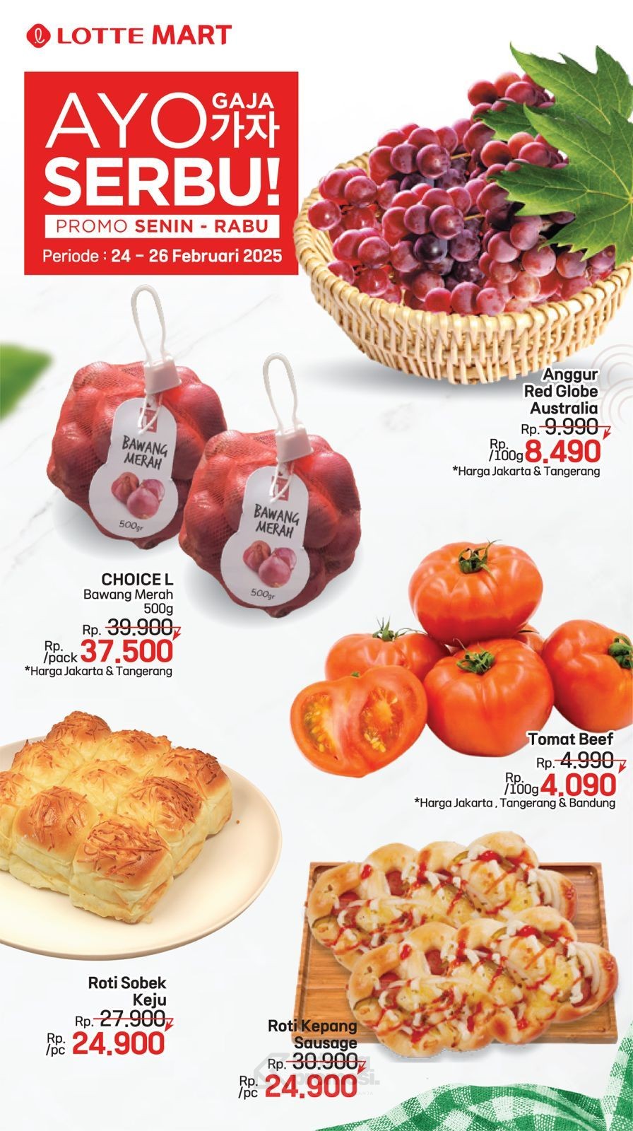 Promo LOTTEMART WEEKDAY SERBU 24-26 Februari 2025 • SoPasti.Com