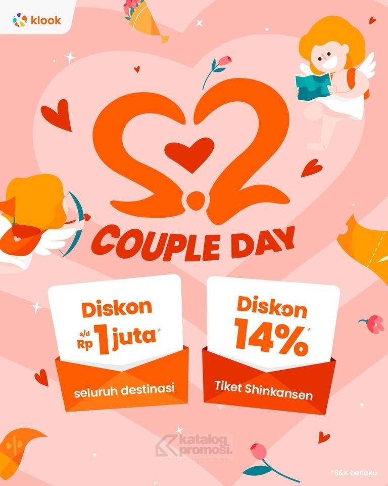Klook 2.2 Couple Day - Diskon 14% untuk Tiket Shinkansen