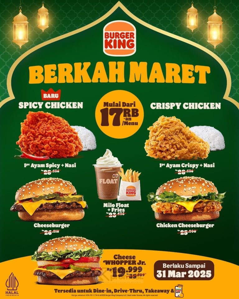 Promo Burger King Terbaru September 2025