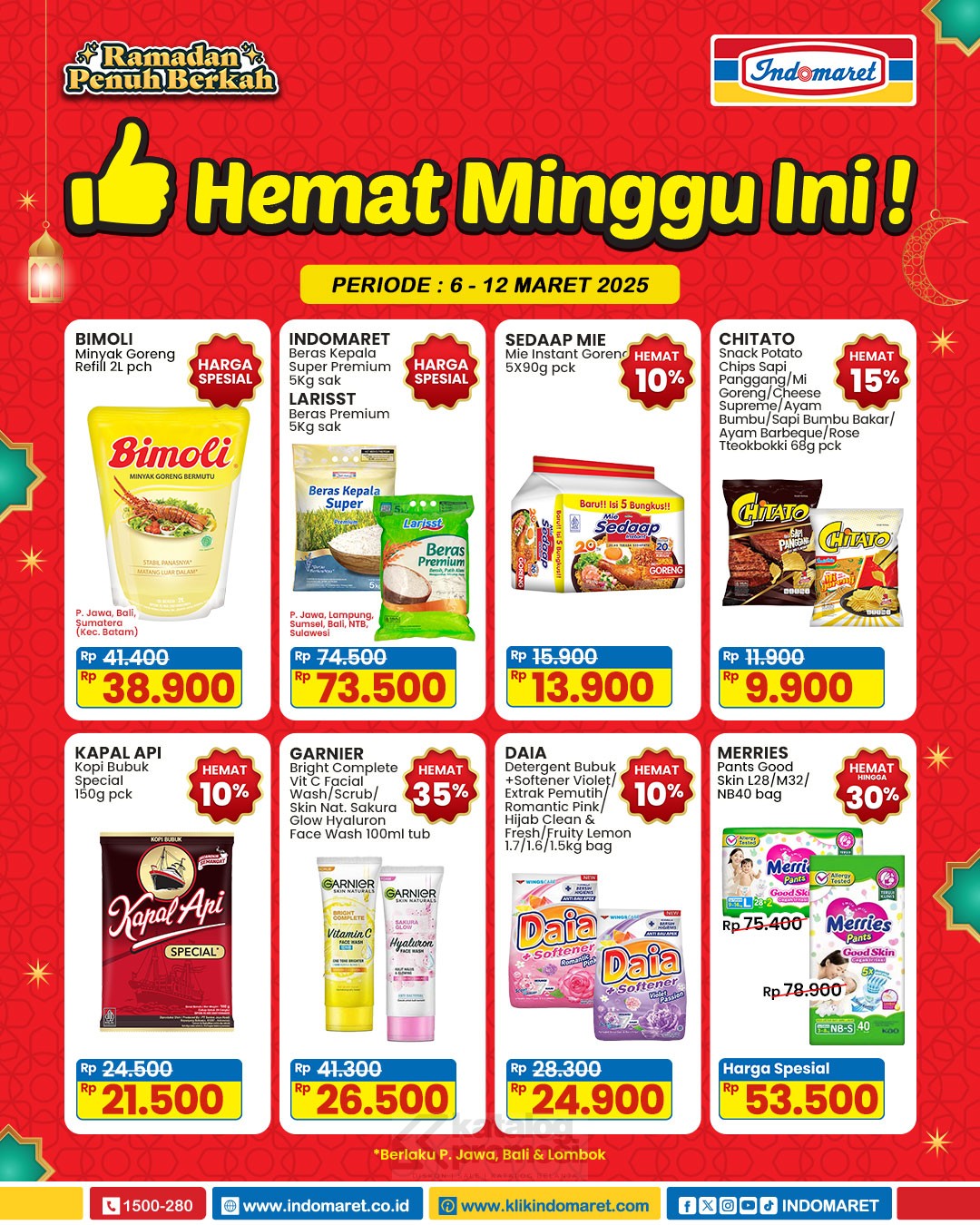 PROMO INDOMARET Hemat Minggu ini 06 – 12 MARET 2025 – SoPasti.Com