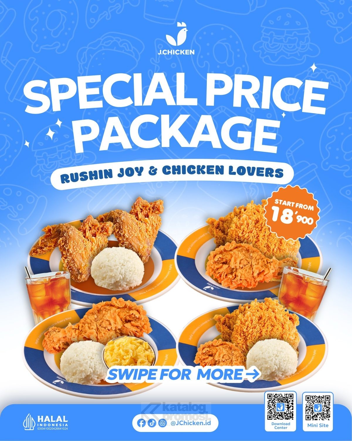 Promo J.Chicken Harga Spesial Paket Rushin Joy & Chicken Lovers mulai ...